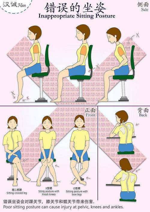 Appropriate Sitting Posture - 汉诚中医脑科诊疗中心